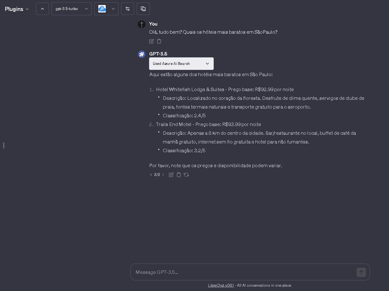 Now, you will be able to conduct searches using Azure AI Search. Congratulations! 🎉🎉